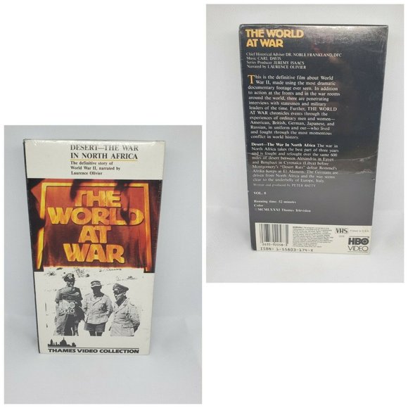 Unlisted | Other | The World At War Vhs Desert Vhs | Poshmark